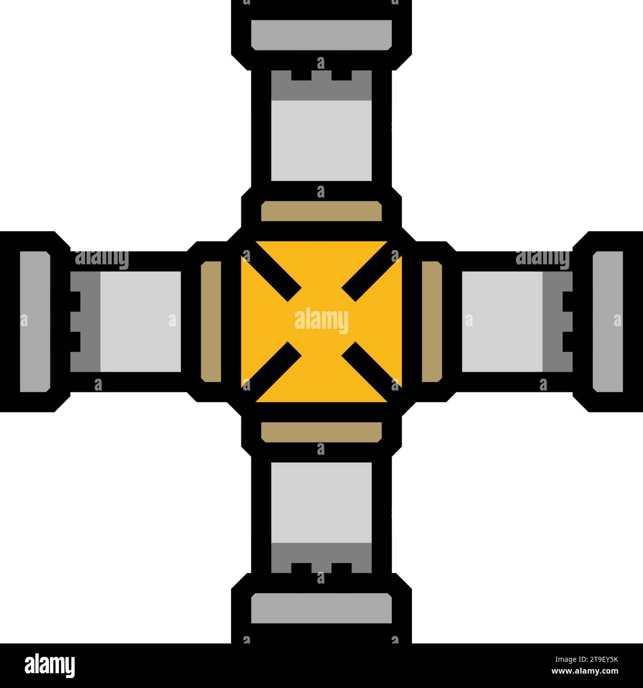 engineering pipeline color icon vector illustration Stock Vector Image ...