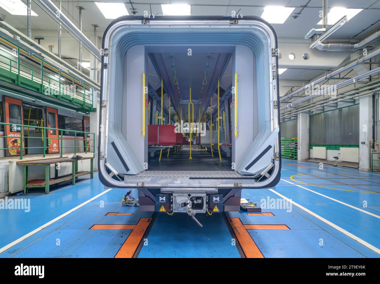 Wien, Wiener Linien, U-Bahn-Betriebsbahnhof Erdberg, X-Wagen // Vienna ...