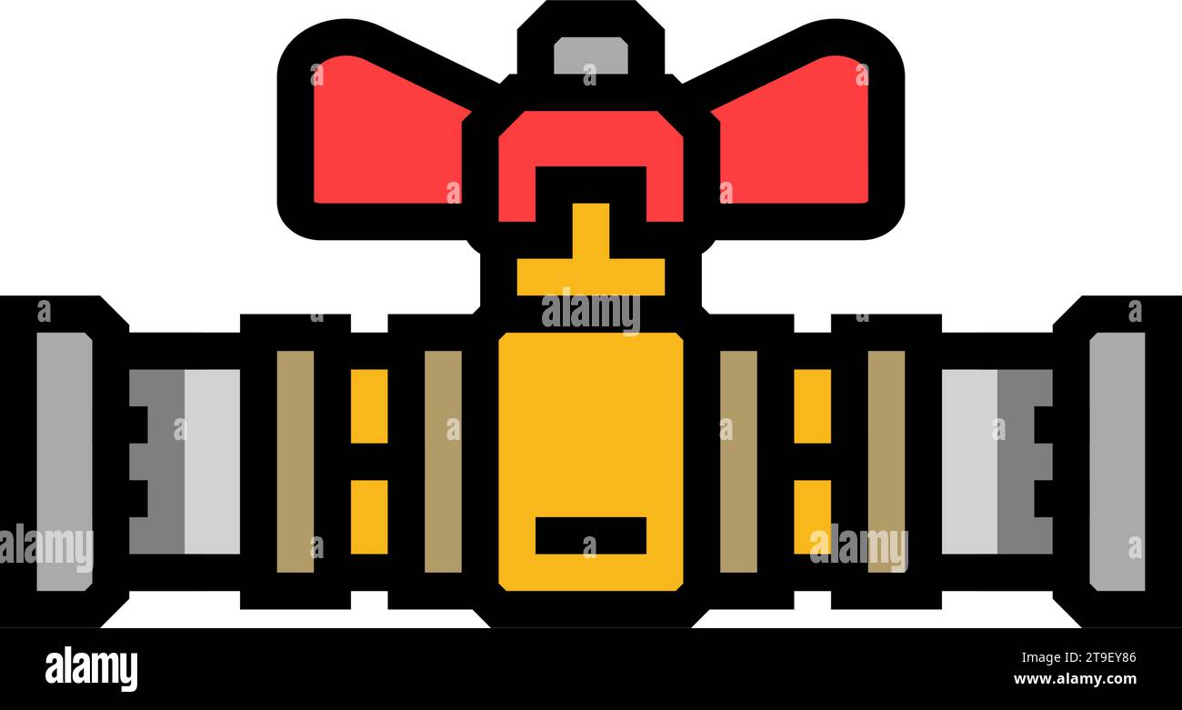 gas pipeline color icon vector illustration Stock Vector Image & Art ...