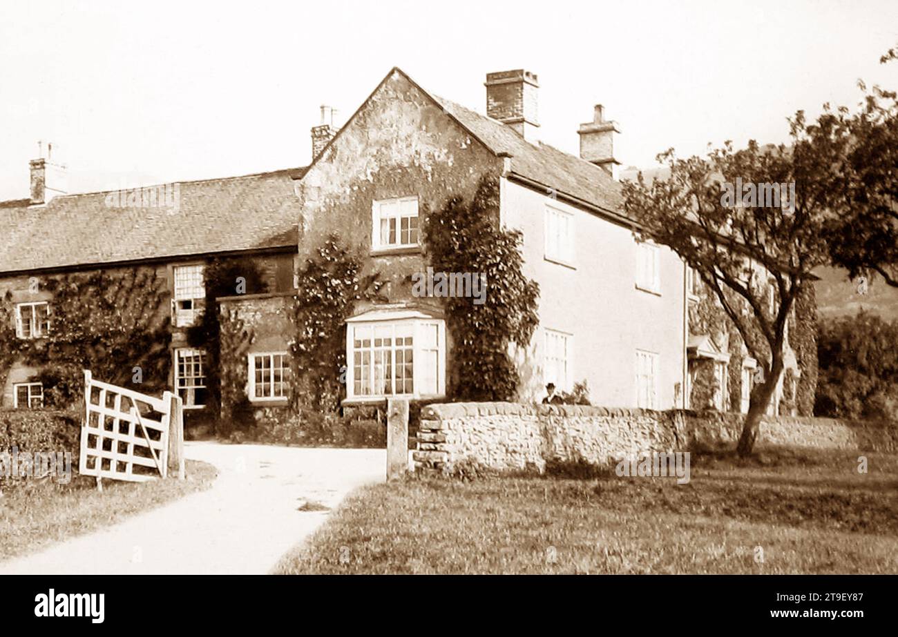 Isaak Walton Hotel, Dovedale, Ashbourne, Victorian period Stock Photo ...
