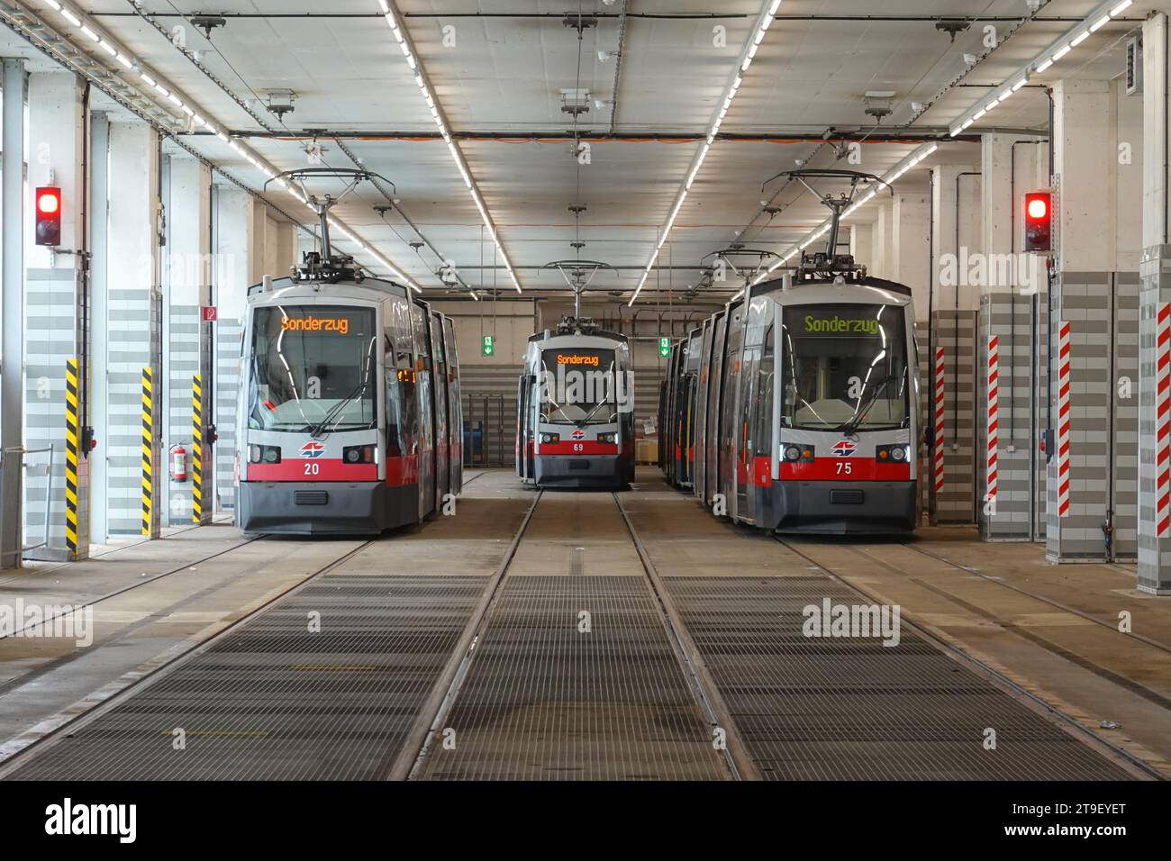 Wien, Straßenbahnremise Ottakring // Vienna, Tramway Depot Ottakring ...