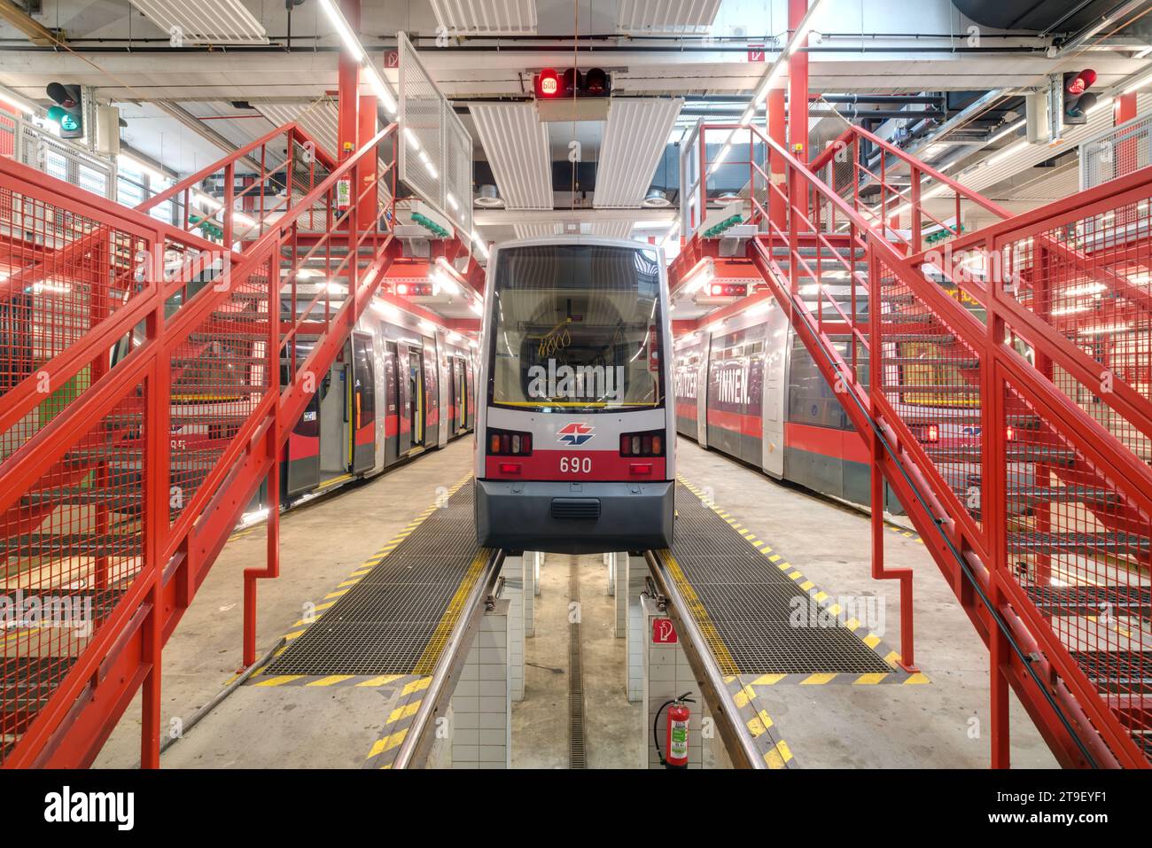 Wien, Straßenbahnremise Ottakring // Vienna, Tramway Depot Ottakring ...