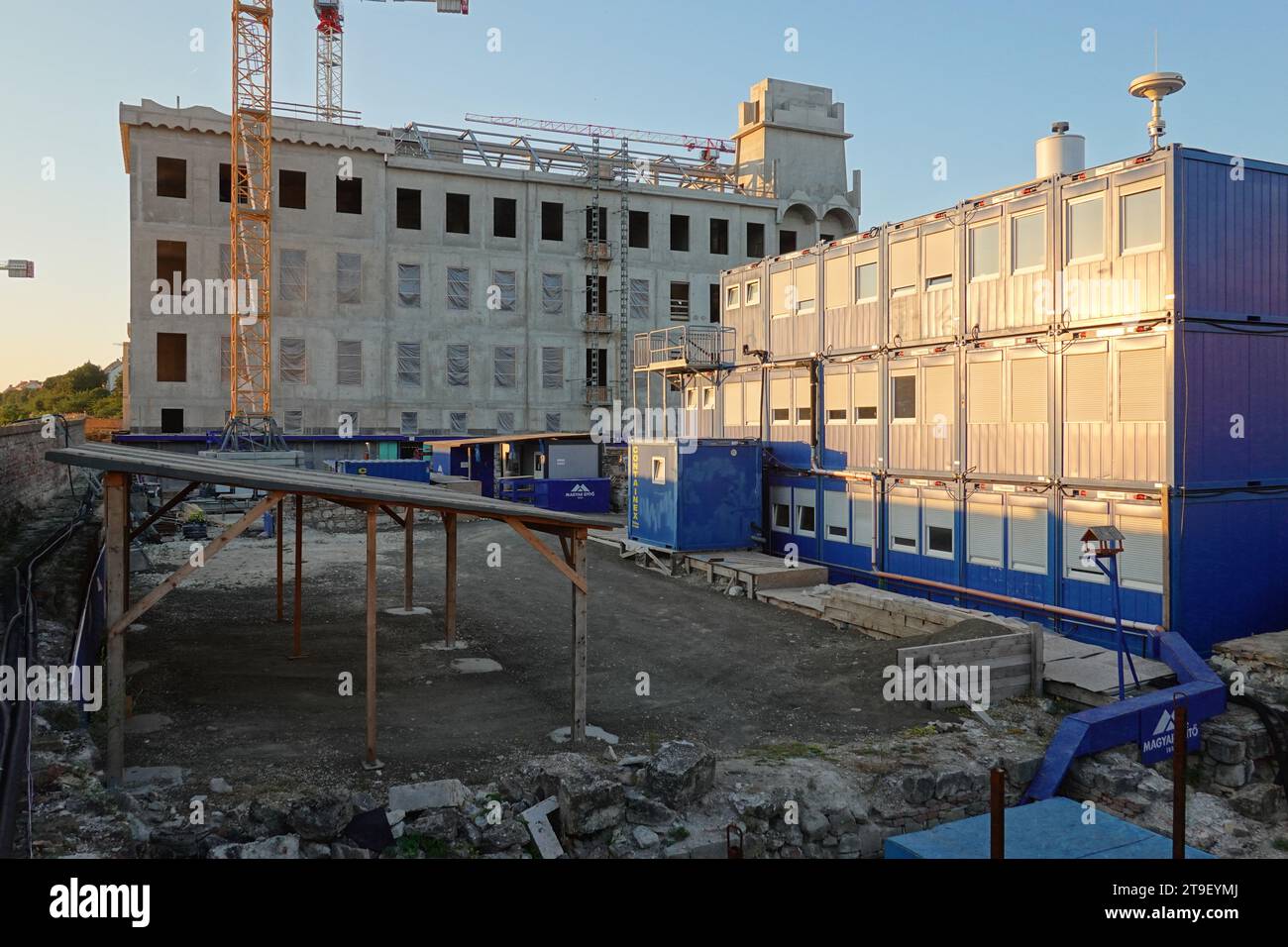 Budapest, Burghügel, Hauszmann Program, Erzherzog-Joseph-Palais, Teleki ...