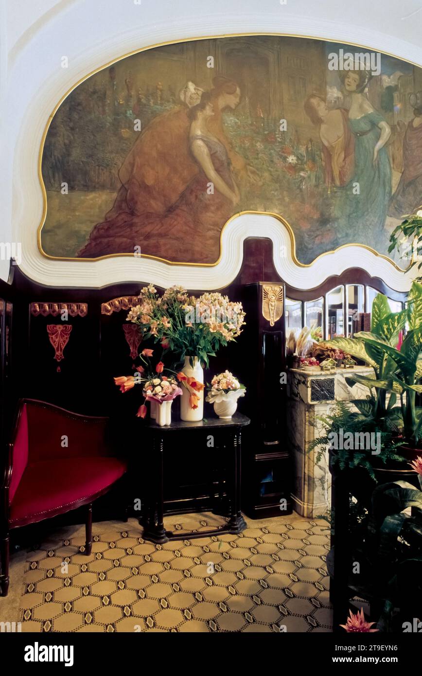 Budapest, Blumengeschäft Philantia, Albert Kálmán Körössy 1906 ...