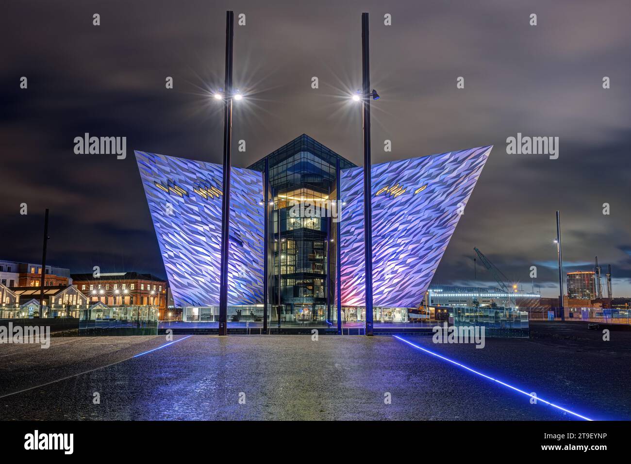 Belfast, Northern Ireland- November 3rd, 2023: The Titanic Belfast ...