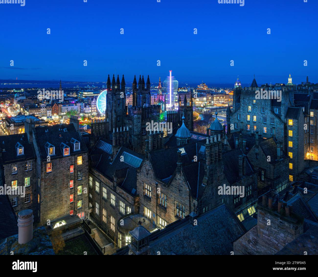Landscape of the capital city of Scotland, Edinburgh Stock Photo - Alamy