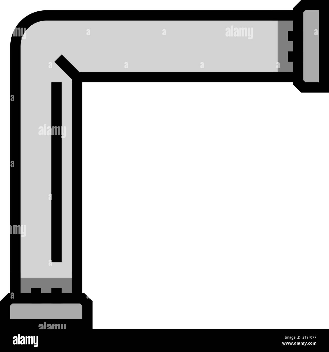 metal pipeline color icon vector illustration Stock Vector Image & Art ...