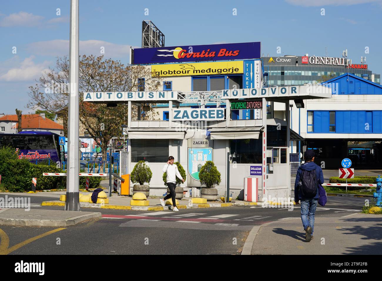 Autobusni kolodvor Zagreb Main Bus Station Stock Photo - Alamy
