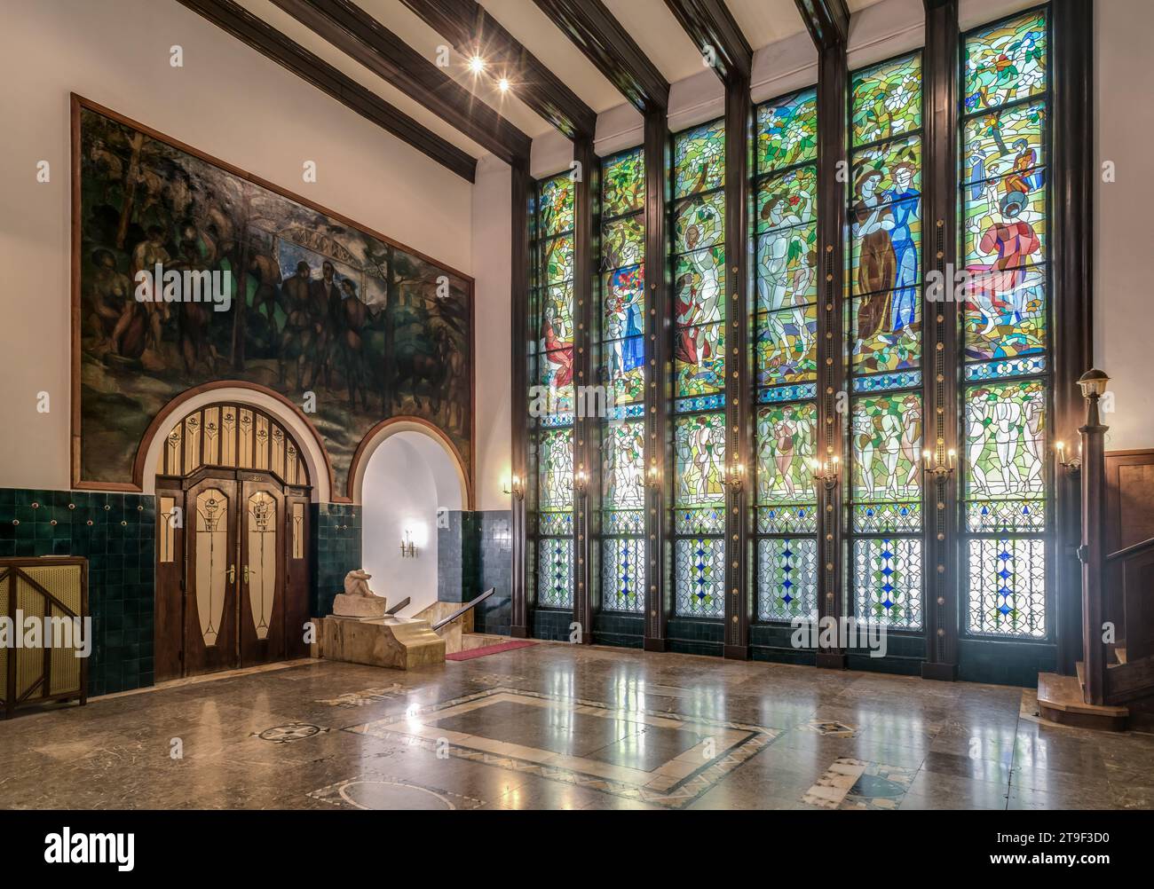 Budapest, Villa Familie Schiffer, József Vágó 1912 // Budapest, Villa ...