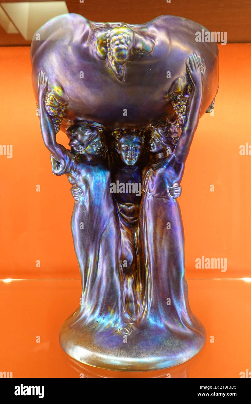 Budapest, Zsolnay Exhibition at Villa Körössy Stock Photo - Alamy