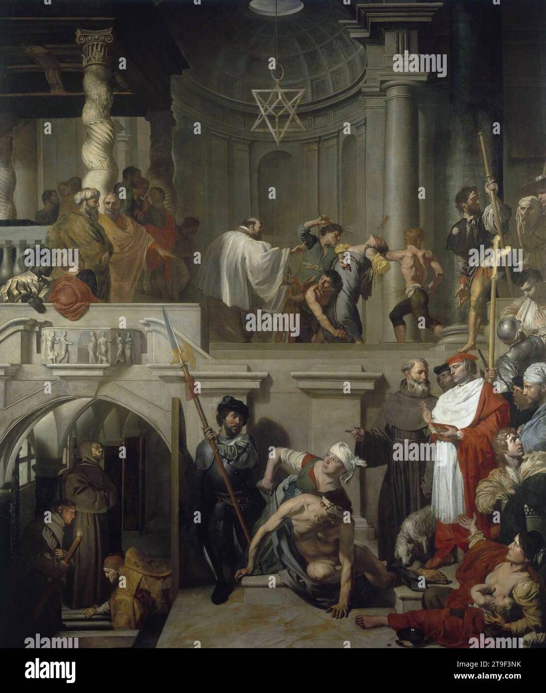 Pope Nicholas V Visiting the Tomb of St Francis of Assisi 1627 by ...