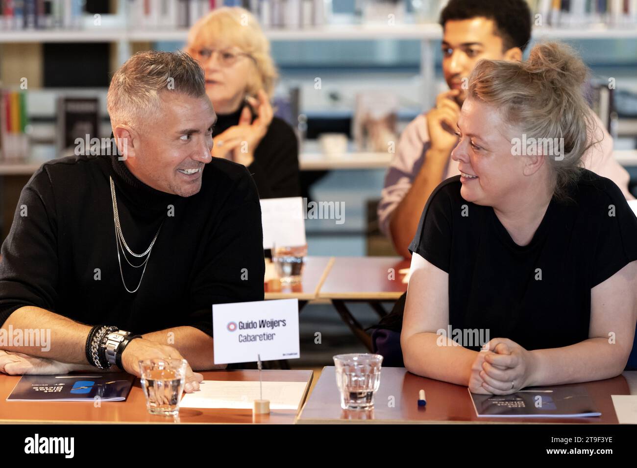 ARNHEM - Comedian Guido Weijers and Hanneke Hendrix during the Great ...