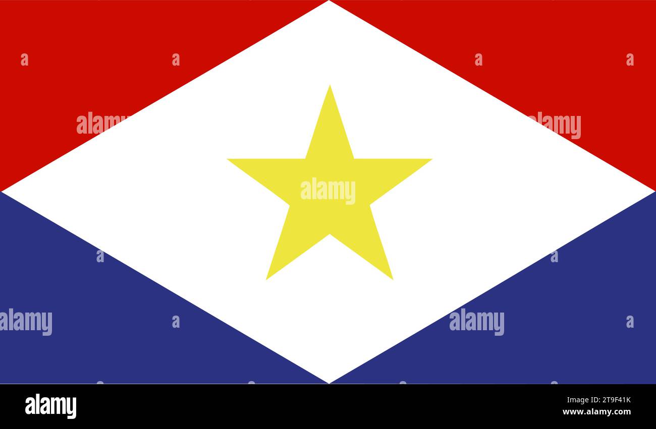 Saba island map hi-res stock photography and images - Alamy