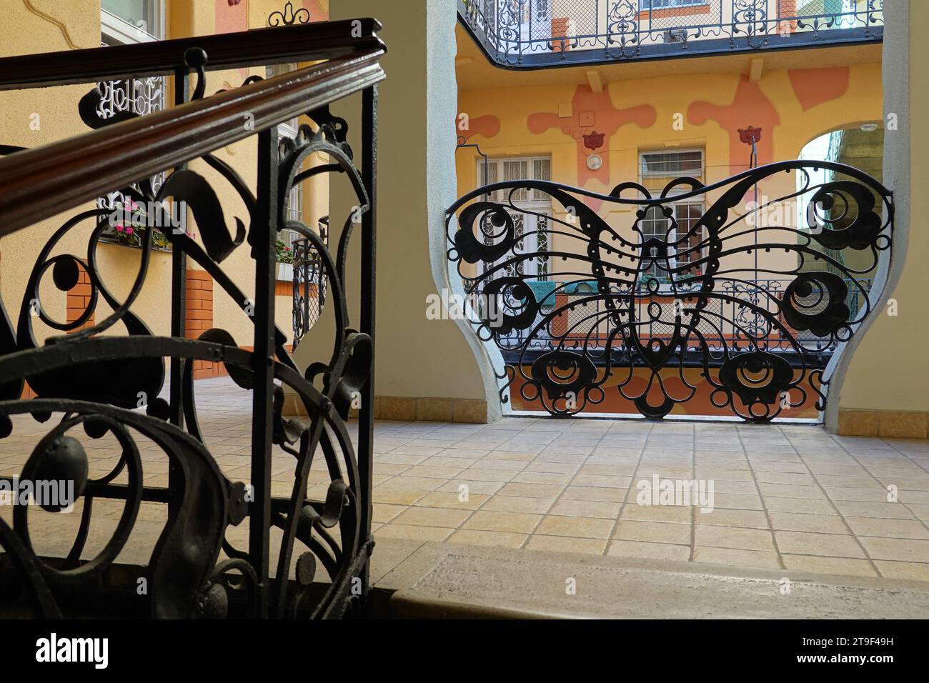 Budapest, Szenes Haus, Wohnhaus Thököly ut 46, István Nagy 1905-1906 ...