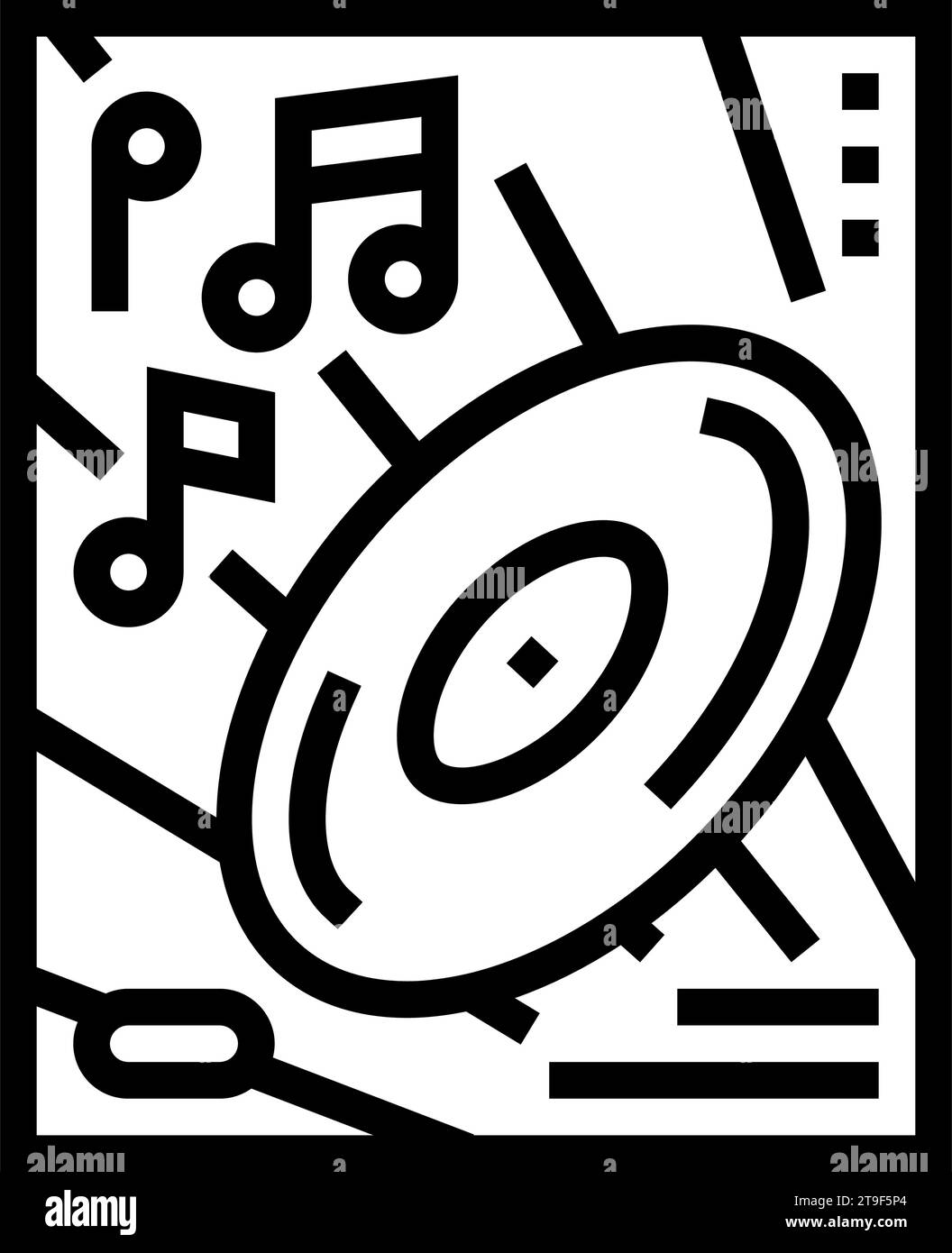 funk disco party line icon vector illustration Stock Vector Image & Art ...