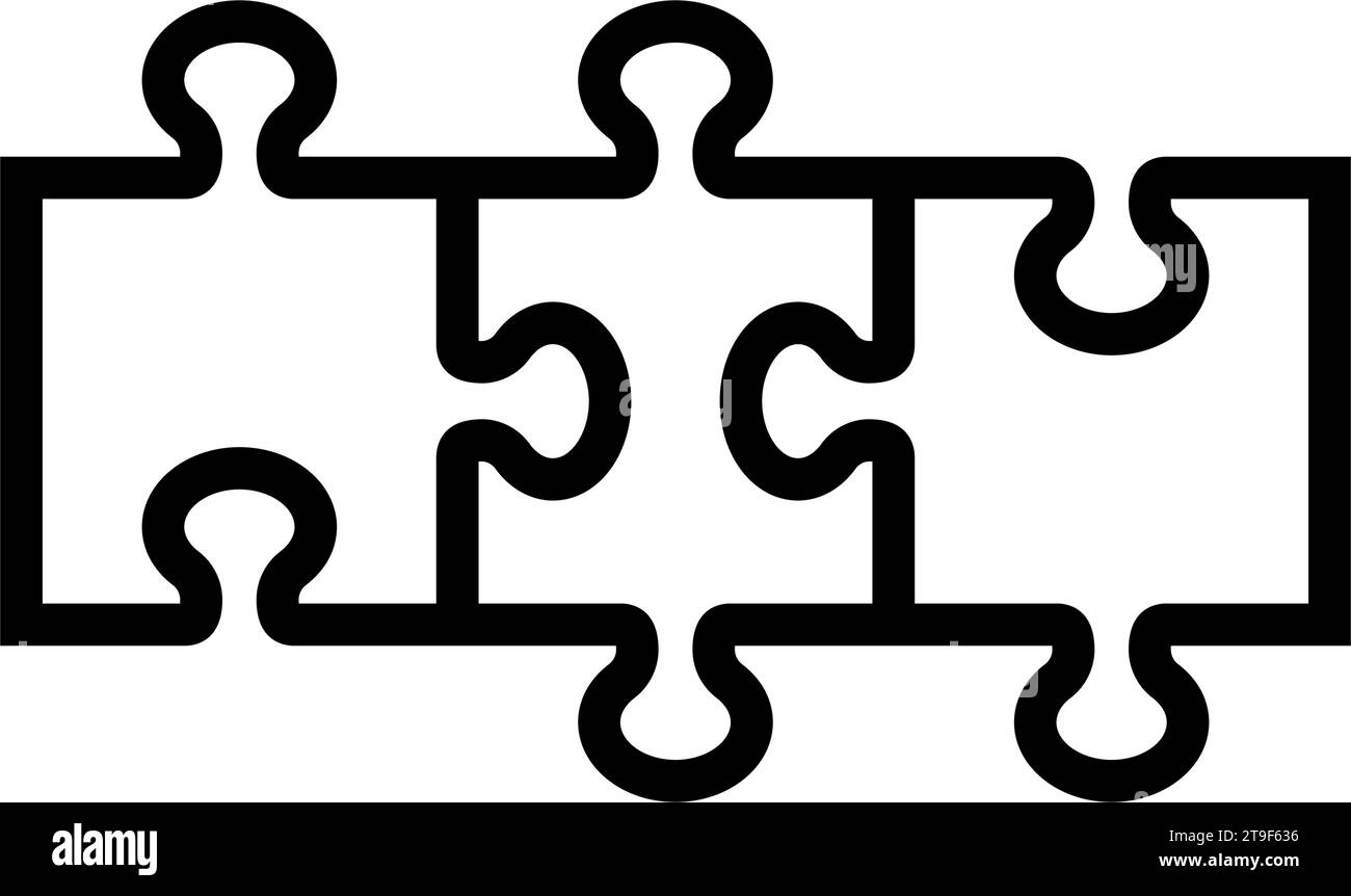 puzzle business solution line icon vector illustration Stock Vector ... puzzle business solution line icon vector illustration Stock Vector ...