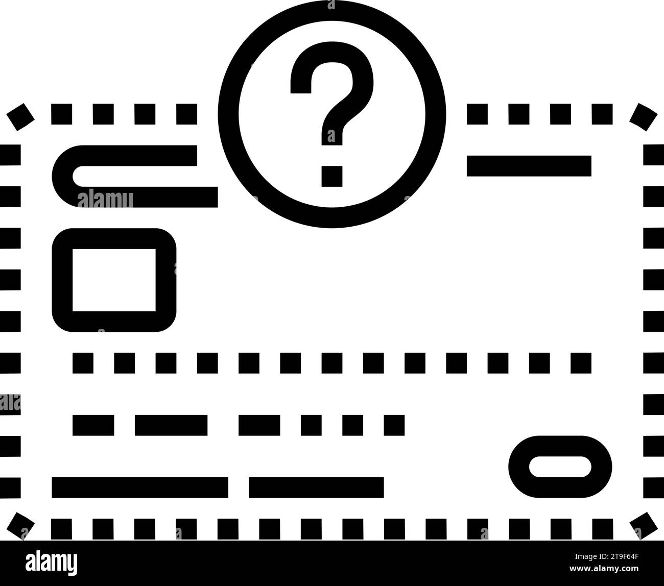 lost card bank payment line icon vector illustration Stock Vector Image ...