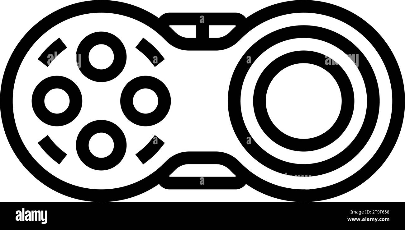 fidget pad fidget toy line icon vector illustration Stock Vector Image ...