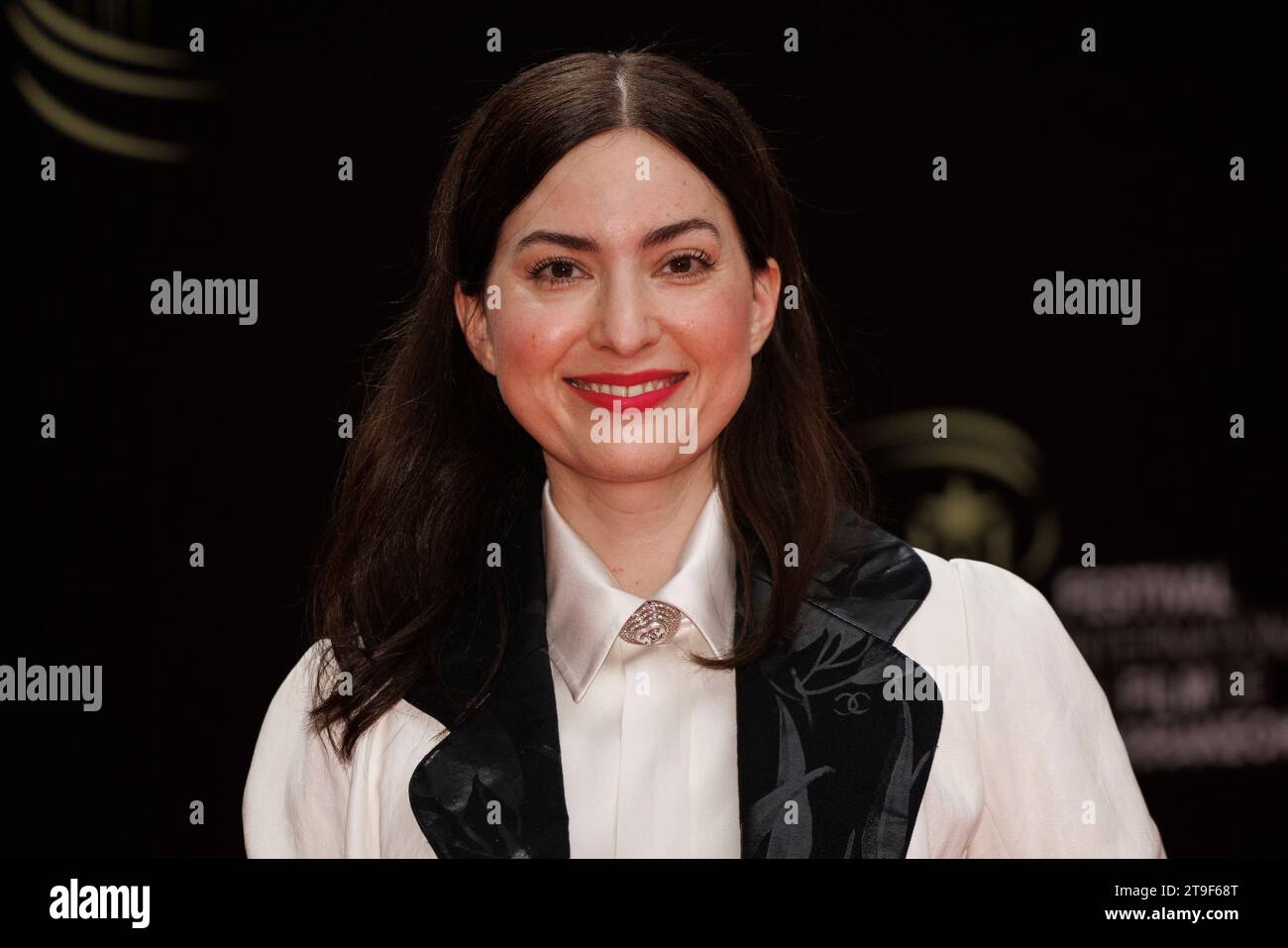 Rebecca Zlotowski poses for photographers before the opening ceremony ...