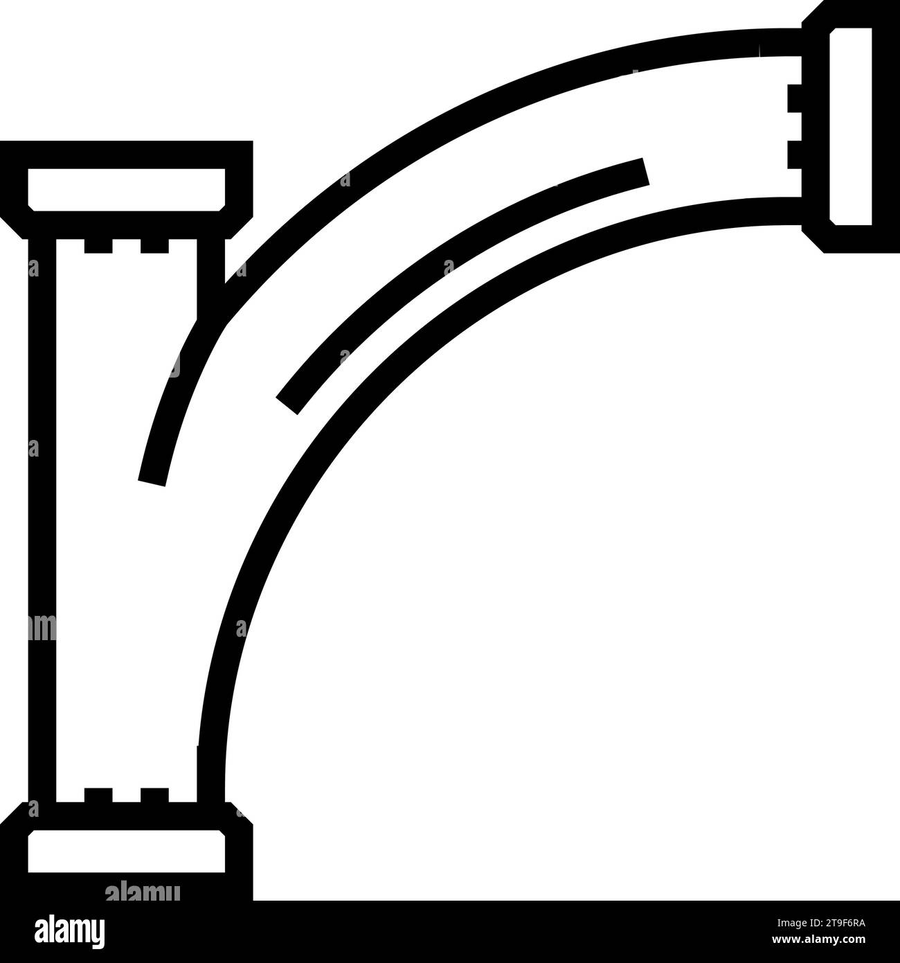 oil pipeline line icon vector illustration Stock Vector Image & Art - Alamy