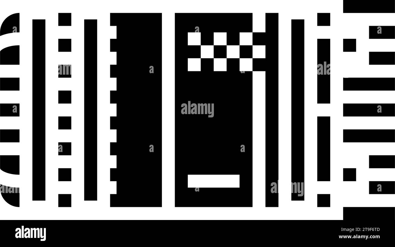 tunnel boring construction vehicle glyph icon vector illustration Stock ...