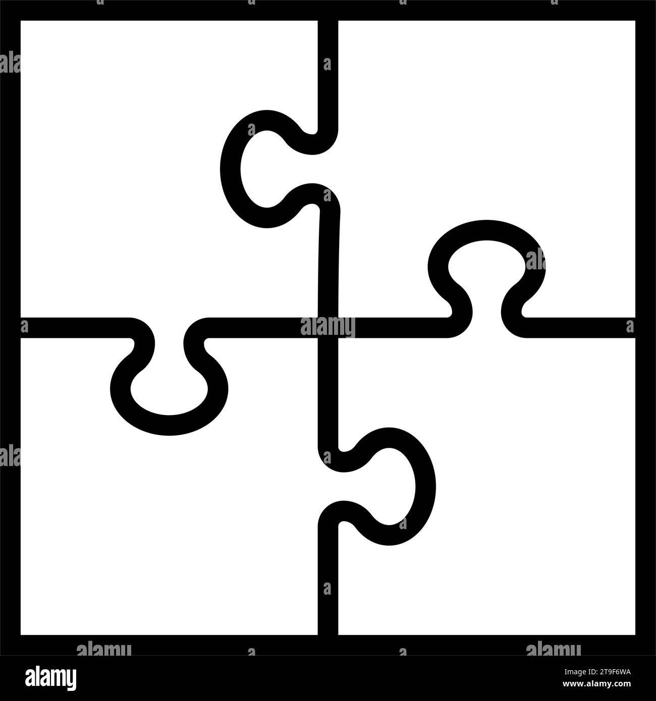 puzzle game solution line icon vector illustration Stock Vector Image ...