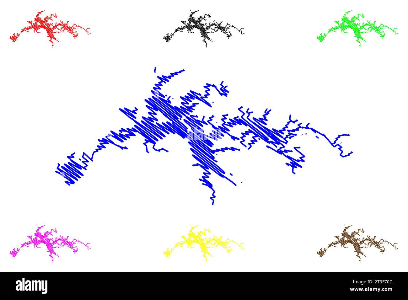 Lake Weiss Reservoir (United States of America, North America, us, usa ...