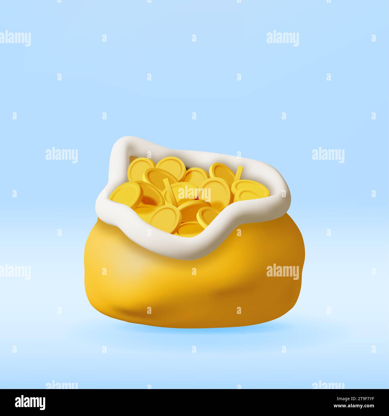 3d render gold cloth Stock Vector Images - Alamy