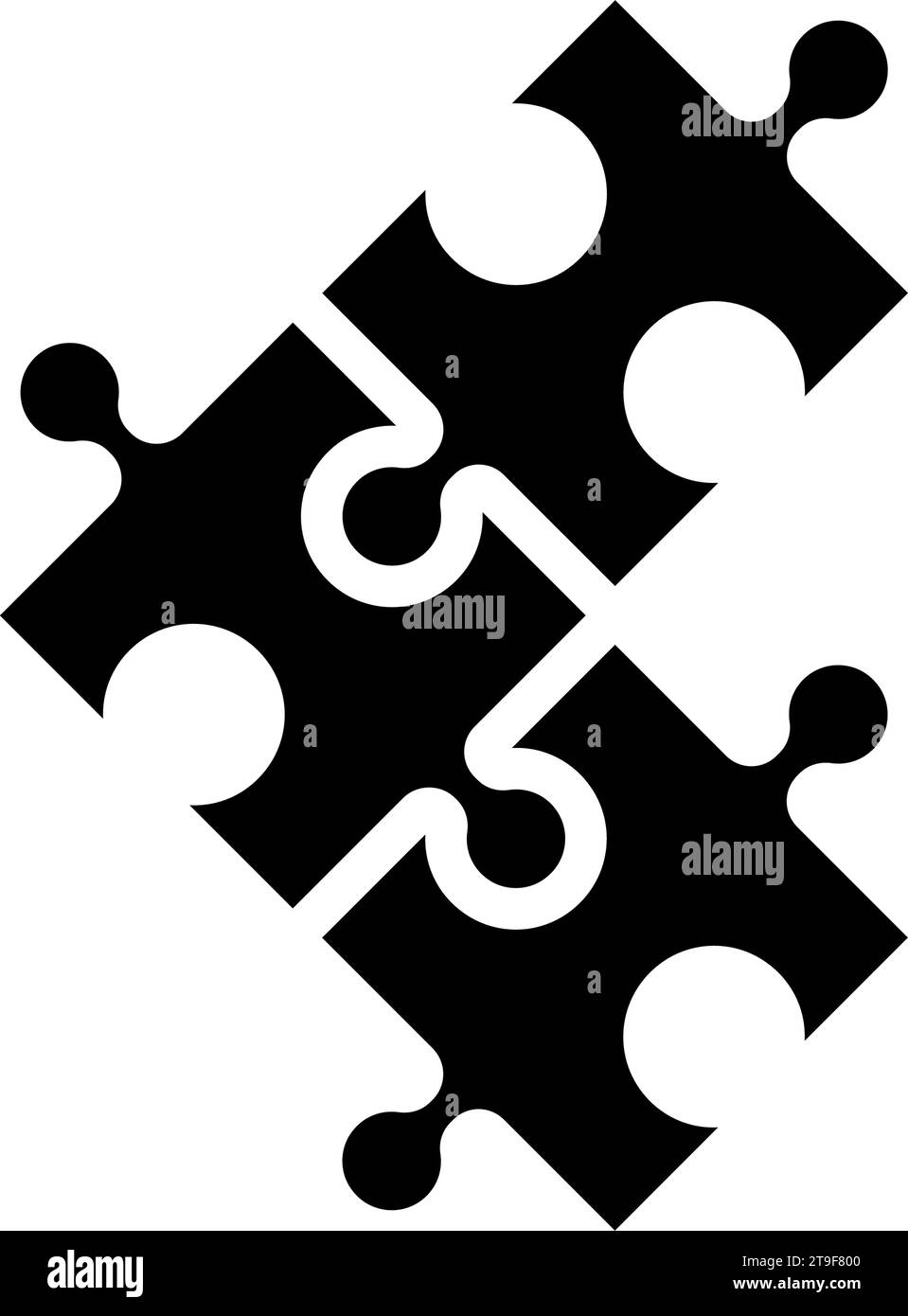 puzzle idea solution glyph icon vector illustration Stock Vector Image ...
