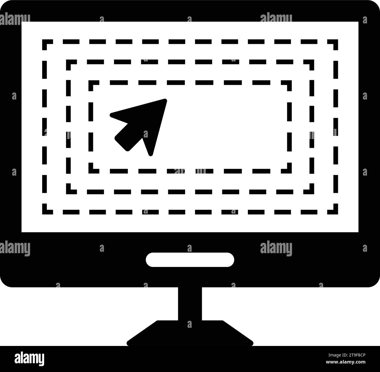 Click monitor Stock Vector Images - Alamy
