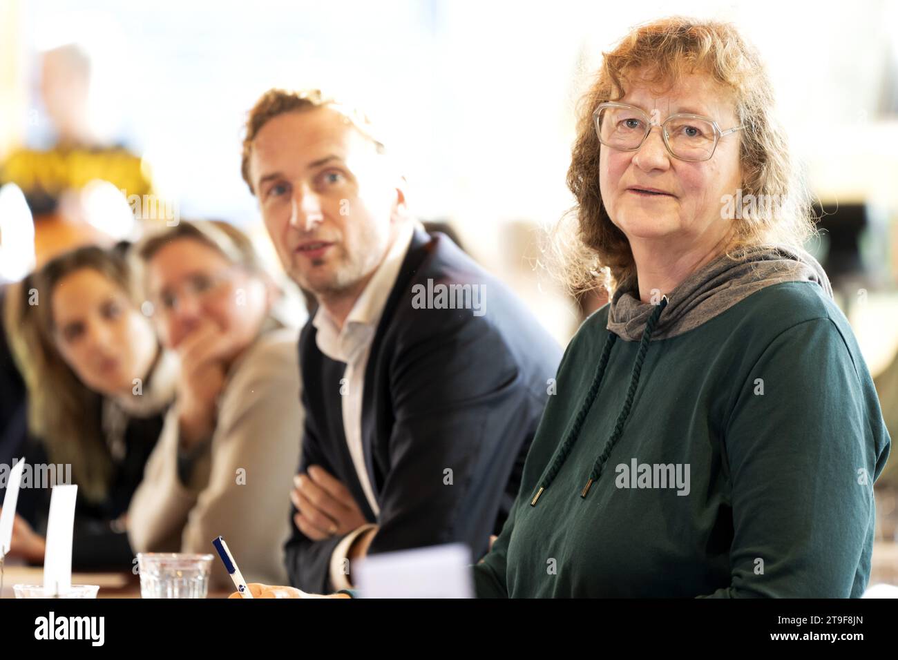 ARNHEM - Author Lydia Rood during the Great Dictation of the Dutch ...