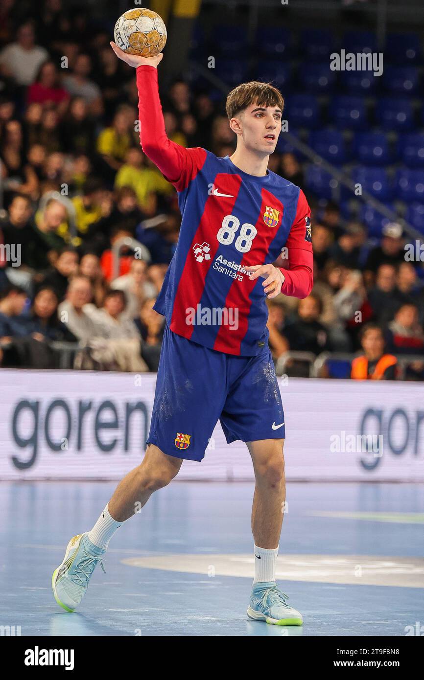 Barcelona, Spain. 23rd, November 2023. Petar Cikusa Jelicic (88) of ...