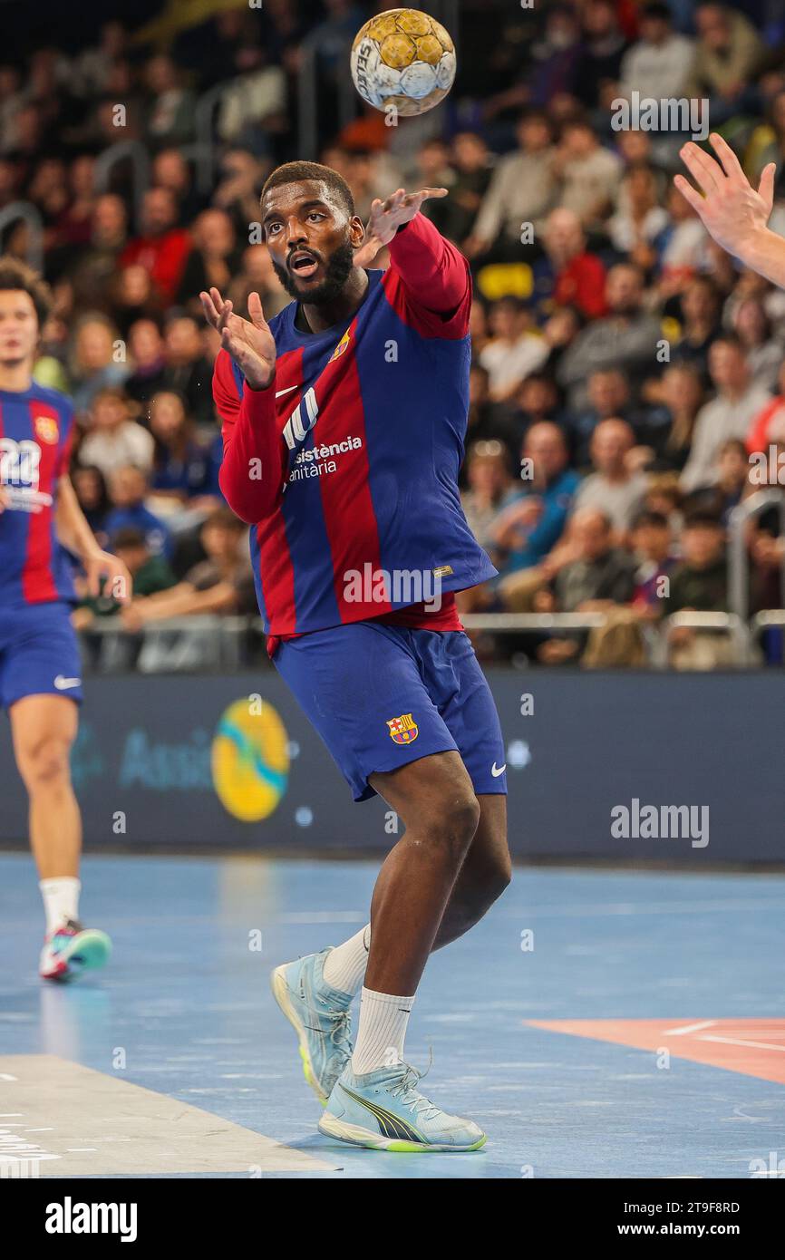 Barcelona, Spain. 23rd, November 2023. Dika Mem (10) of Barca seen in ...