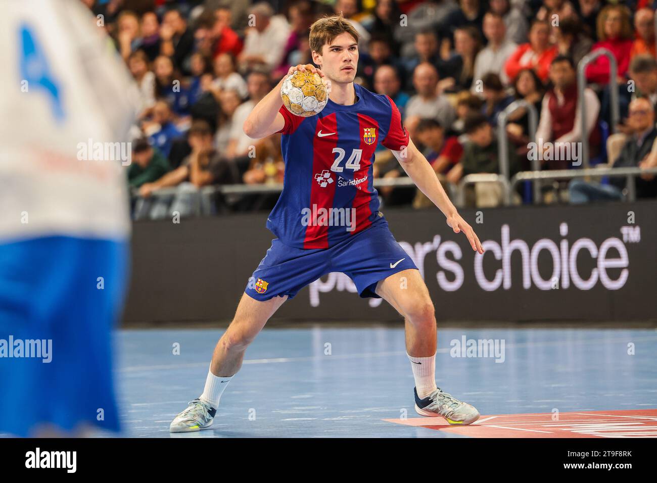 Barcelona, Spain. 23rd, November 2023. Djordje Cikusa Jelicic (24) of ...