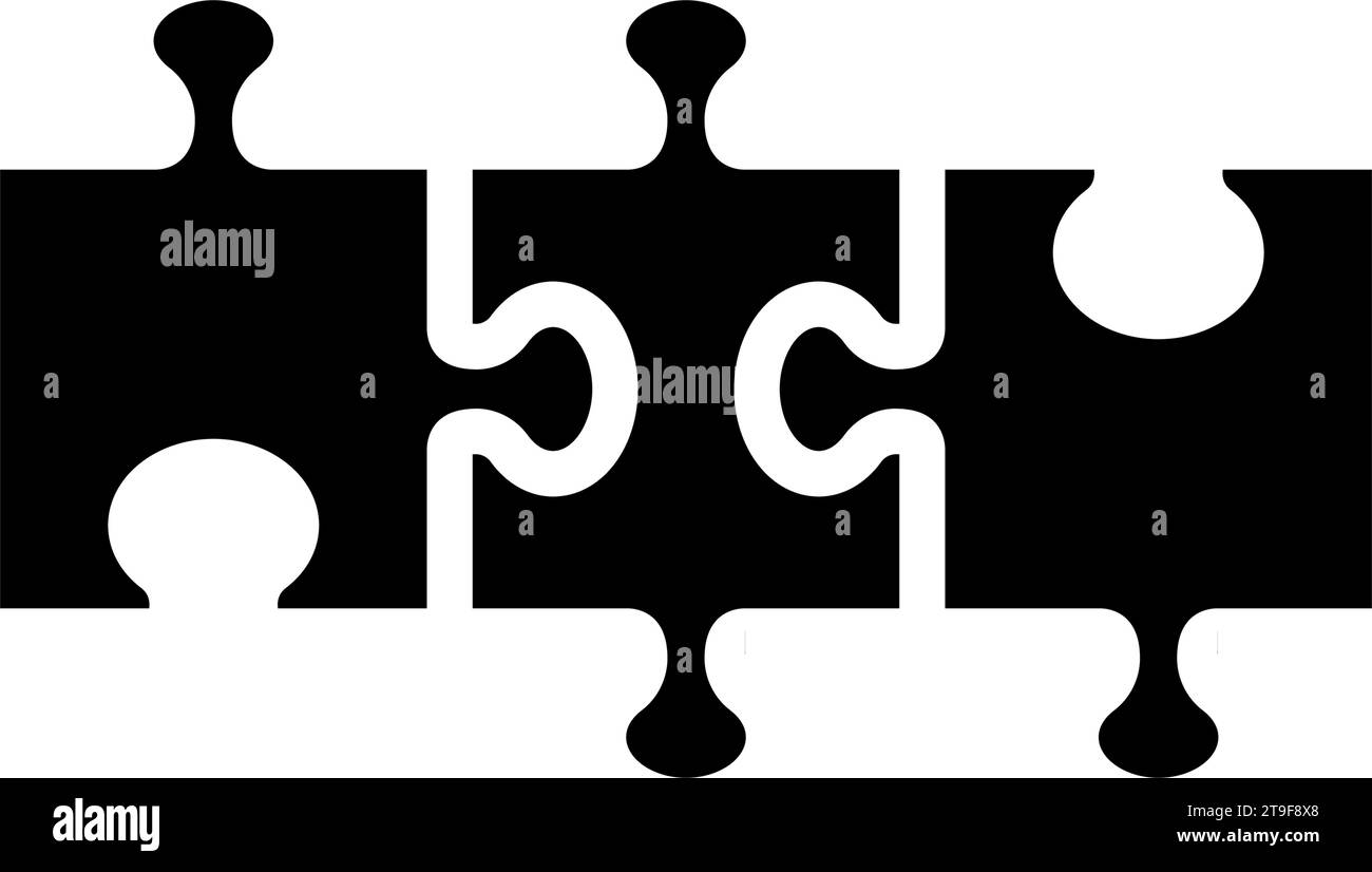 puzzle business solution glyph icon vector illustration Stock Vector ...