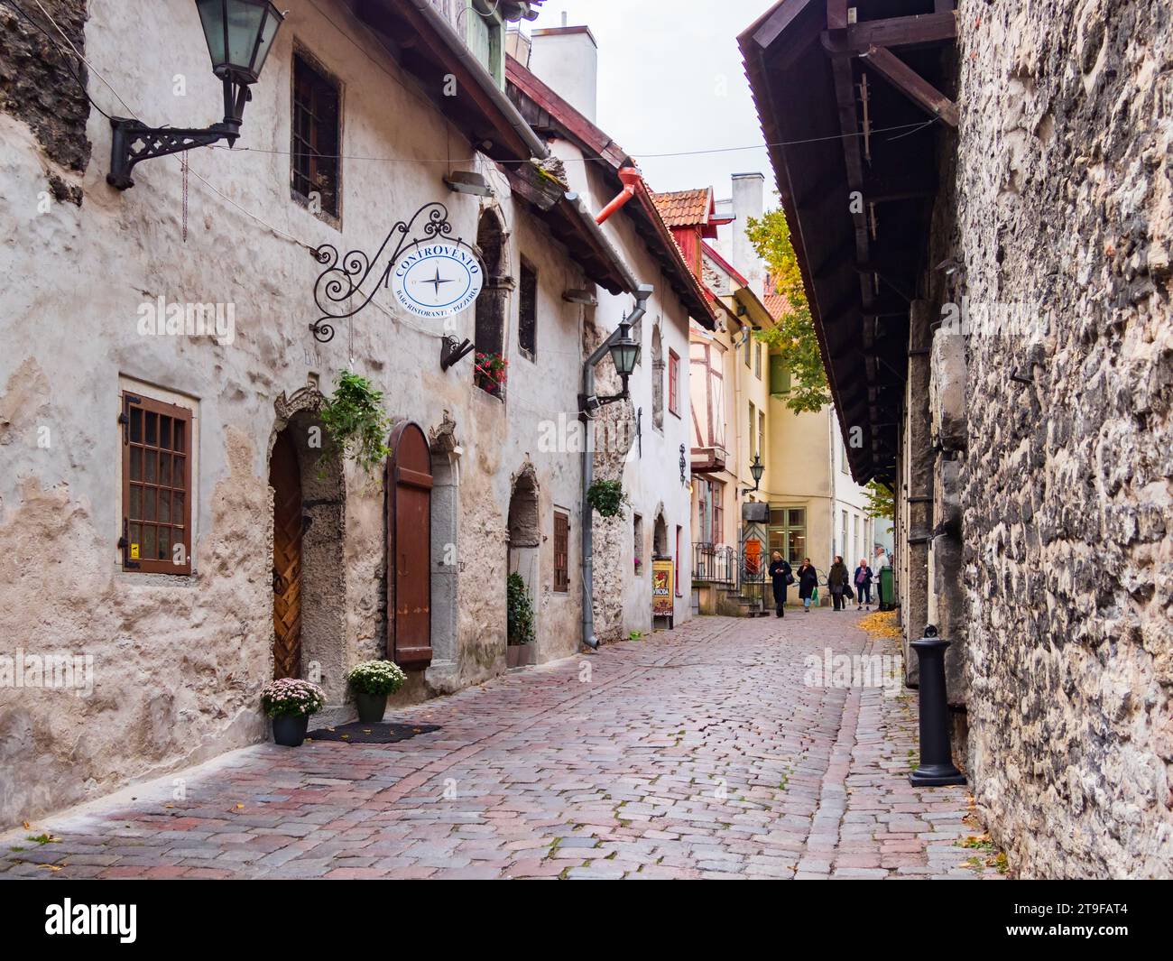 Tallinn, Estonia - Sep, 2022: View of Tallinn medieval old town, St ...