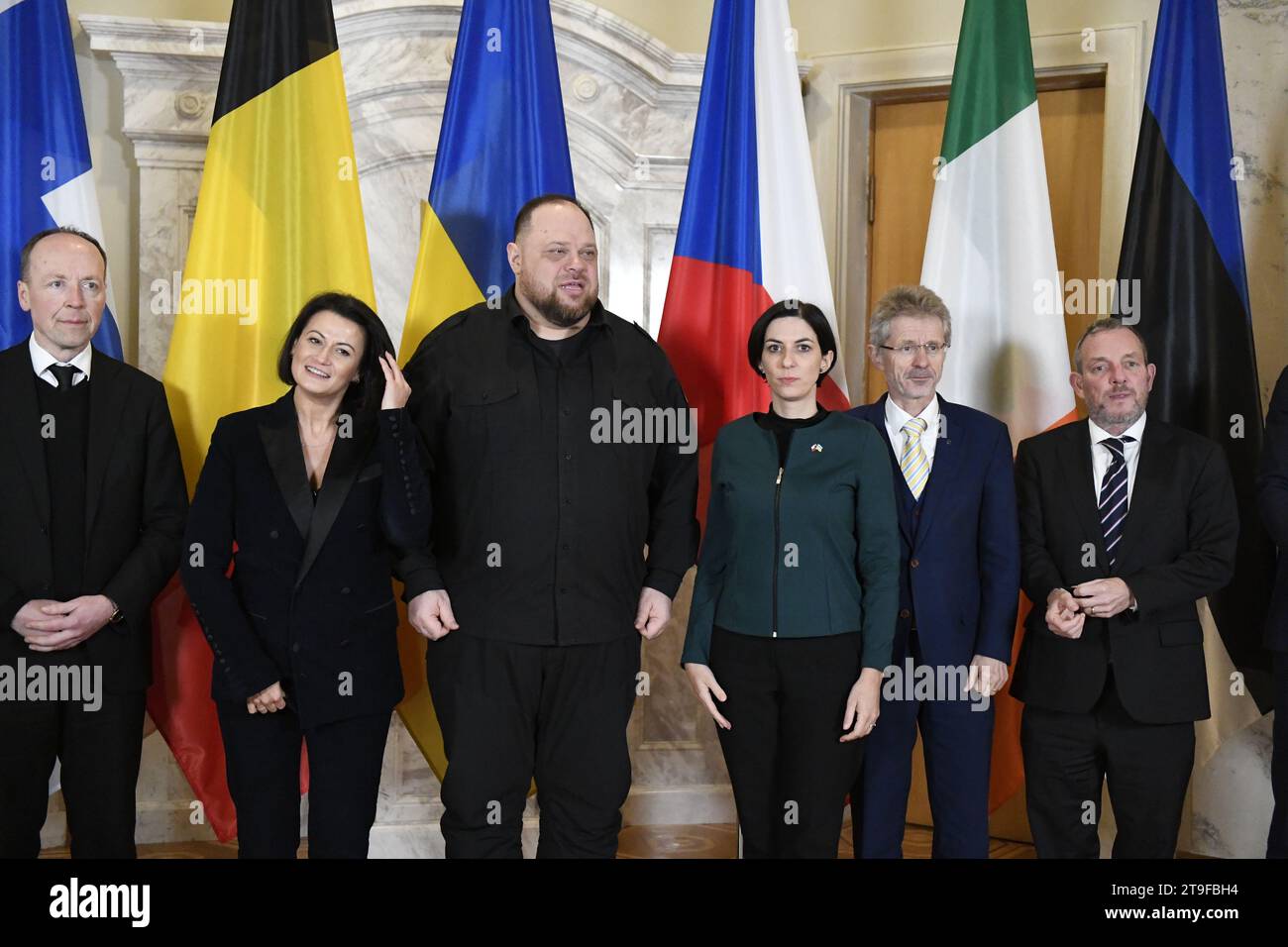 Kiev, Ukraine. 25th Nov, 2023. Chairman of the Verkhovna Rada of ...