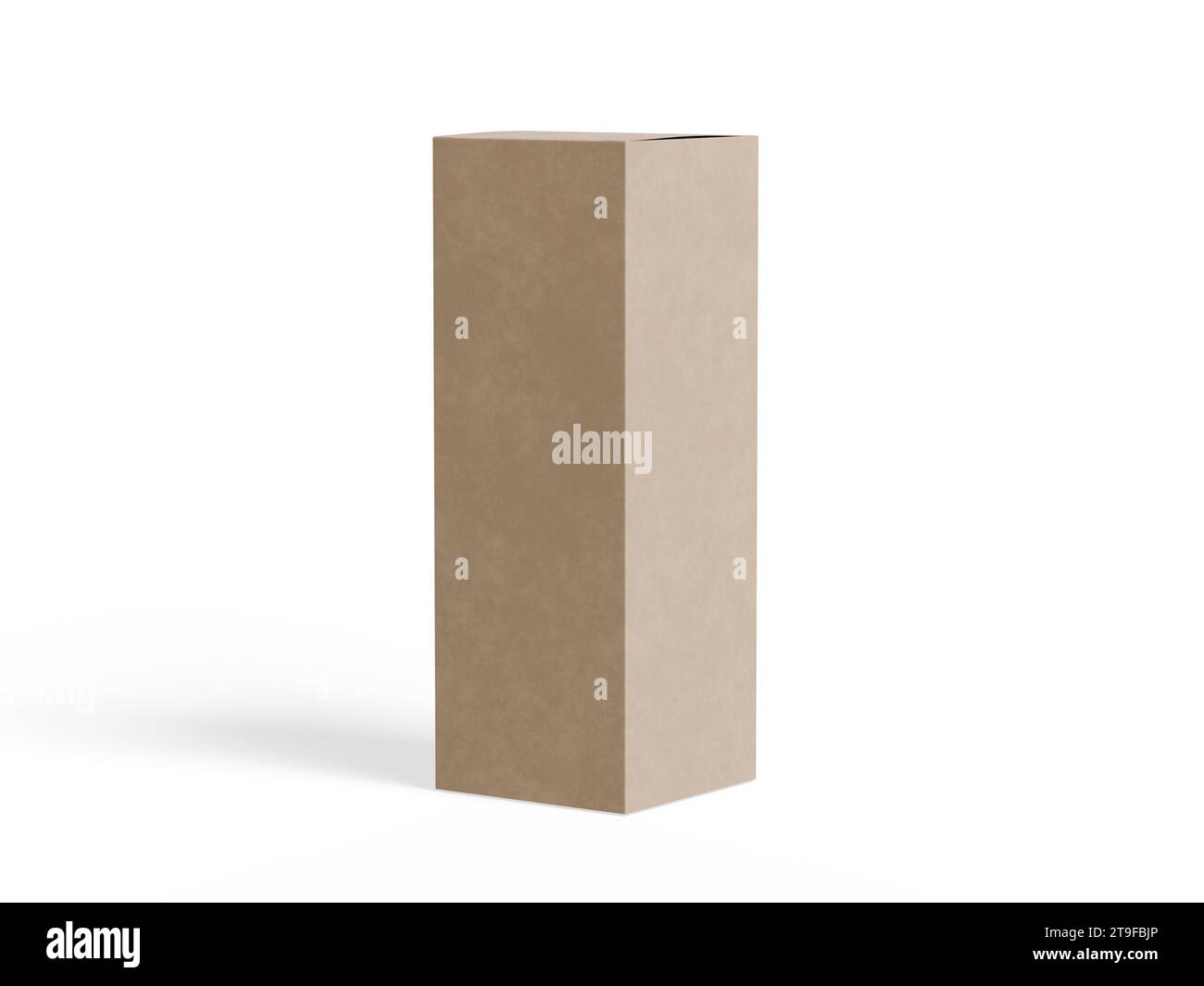 Box packaging white color and background cardboard paper with realistic ...