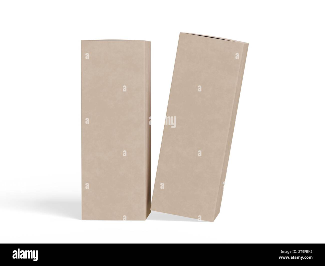 Box packaging white color and background cardboard paper with realistic ...