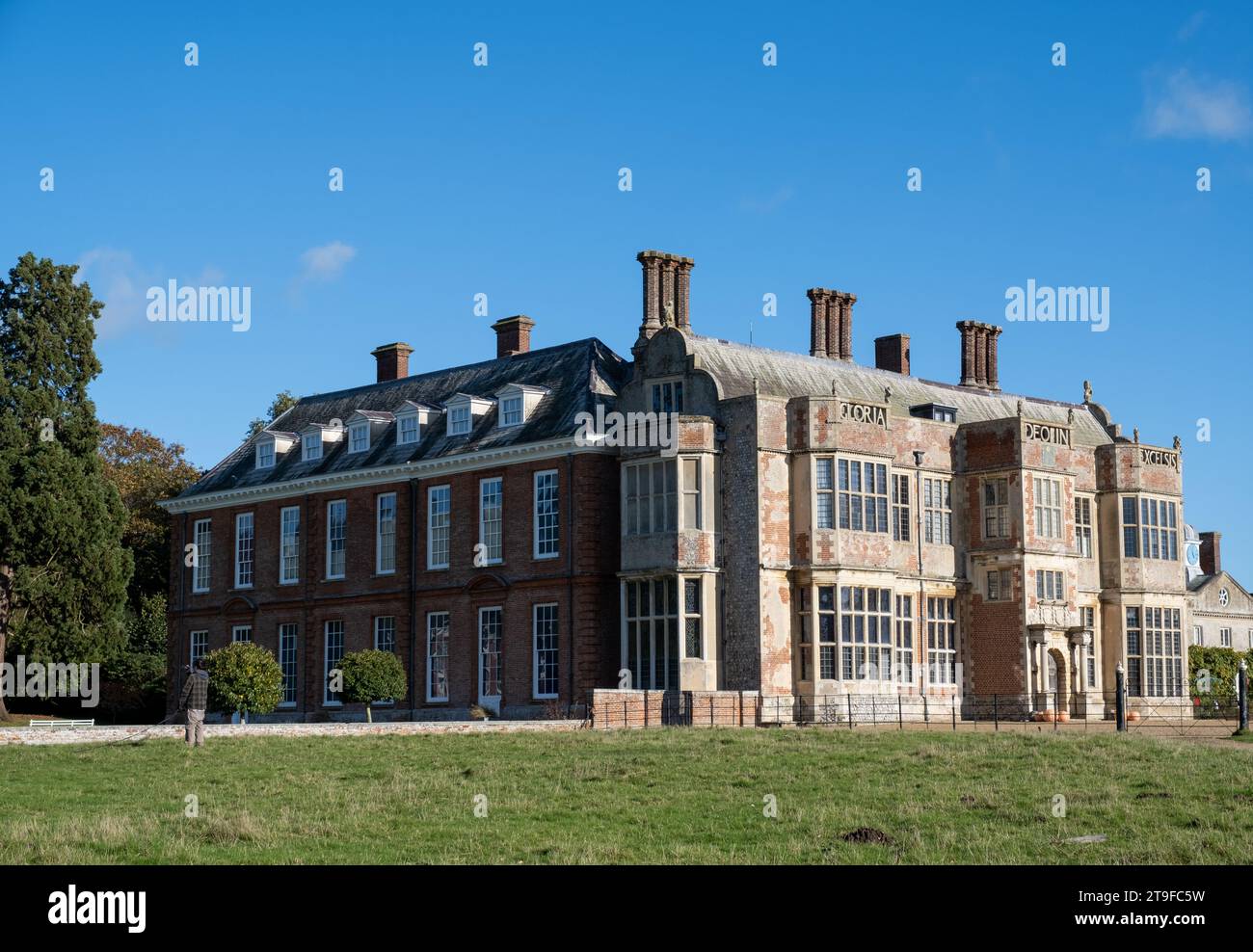 Cromer, Norfolk, UK – November 6 2023. The exterior of an old and ...