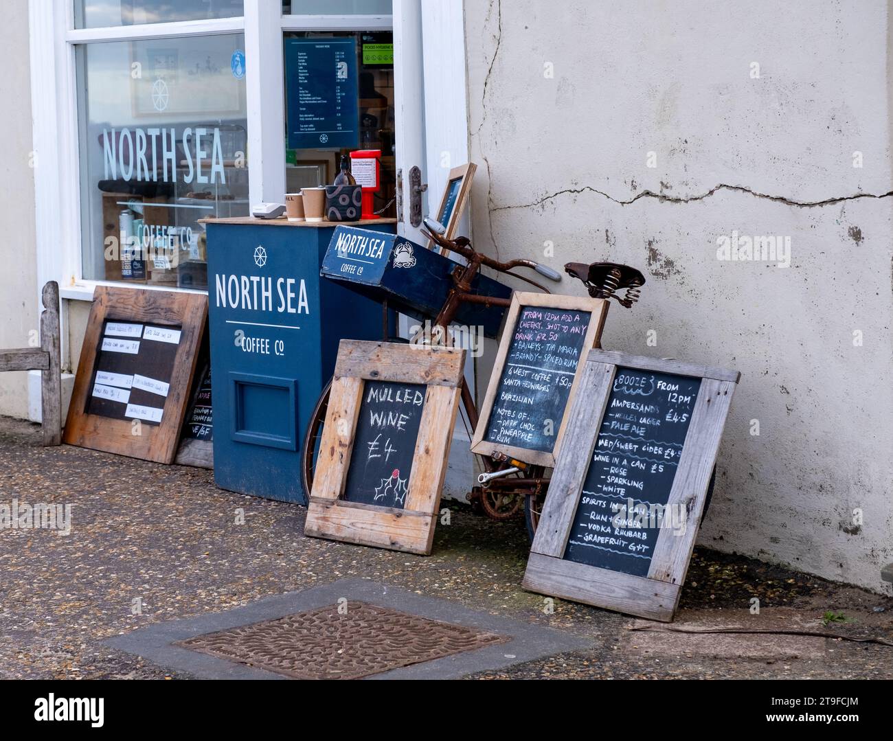 Cromer, Norfolk, UK – November 6 2023. The exterior of the North Sea ...