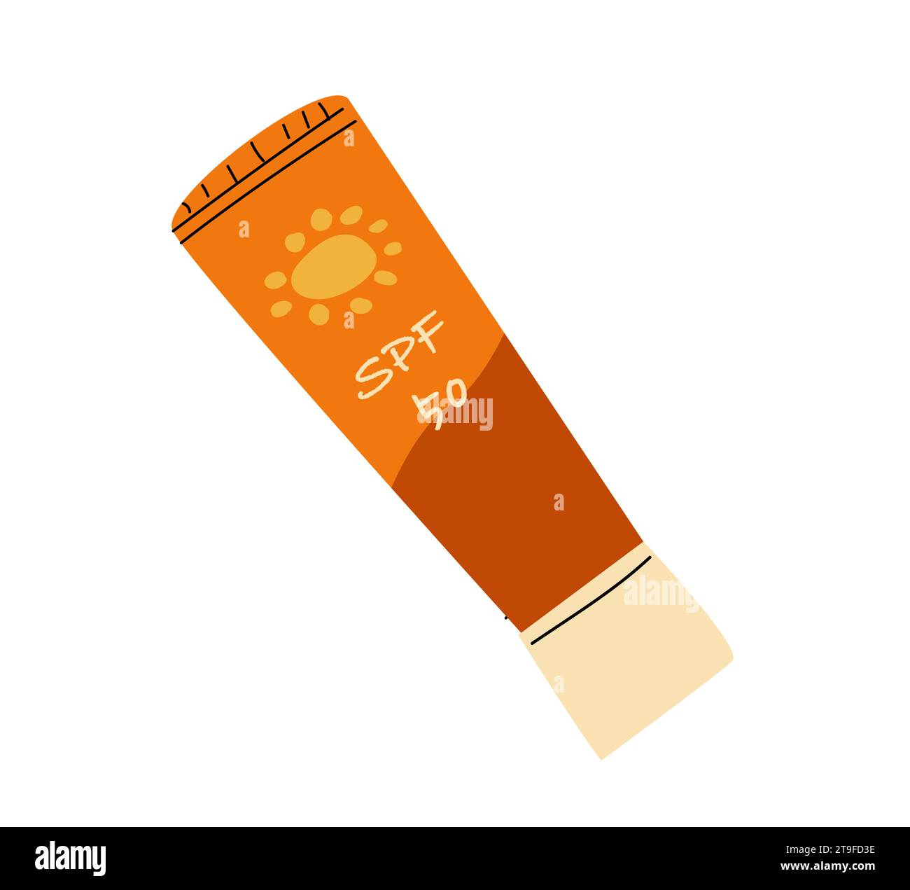 Sunscreen suntan lotion in Cut Out Stock Images & Pictures - Alamy