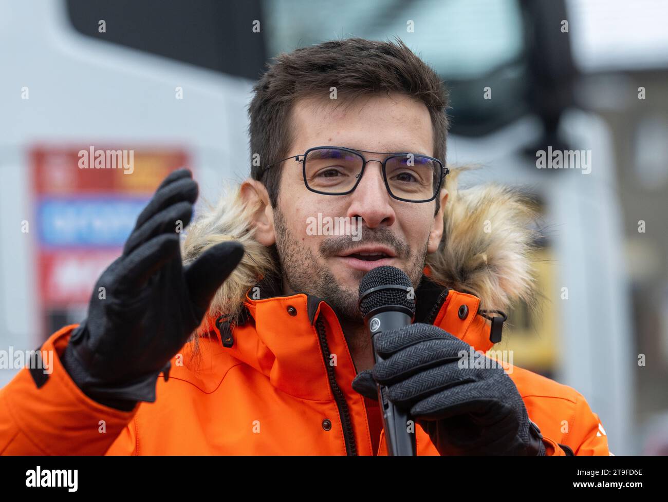 Sedlcany, Czech Republic. 25th Nov, 2023. Meeting with Martin Macik's ...