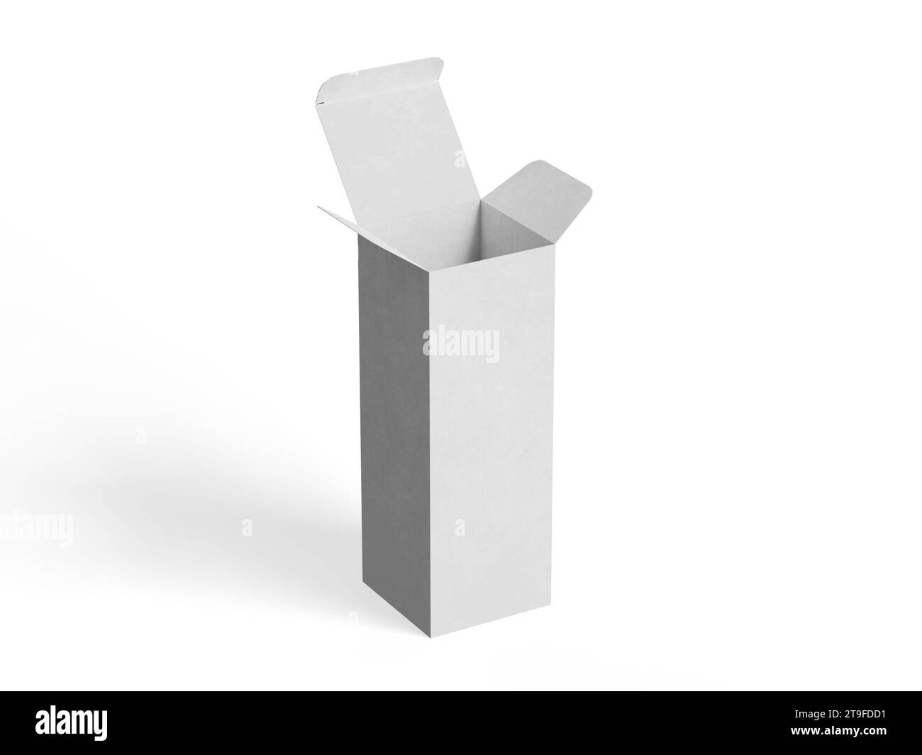 Set brown rectangular cardboard Black and White Stock Photos & Images ...