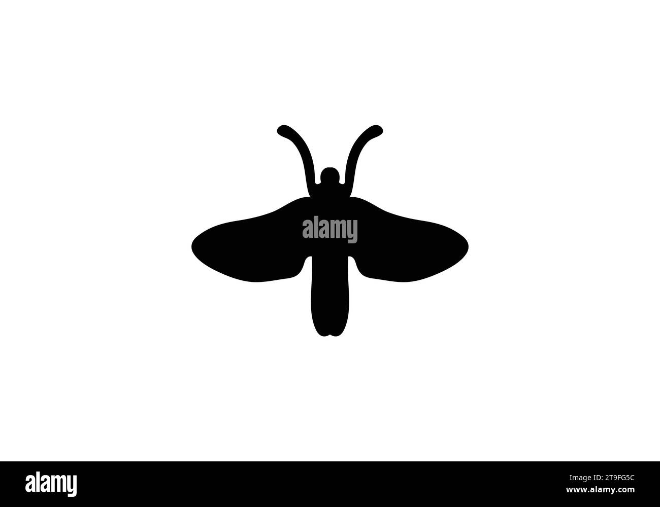 Bagworm Moth minimal style icon illustration design Stock Vector Image ...