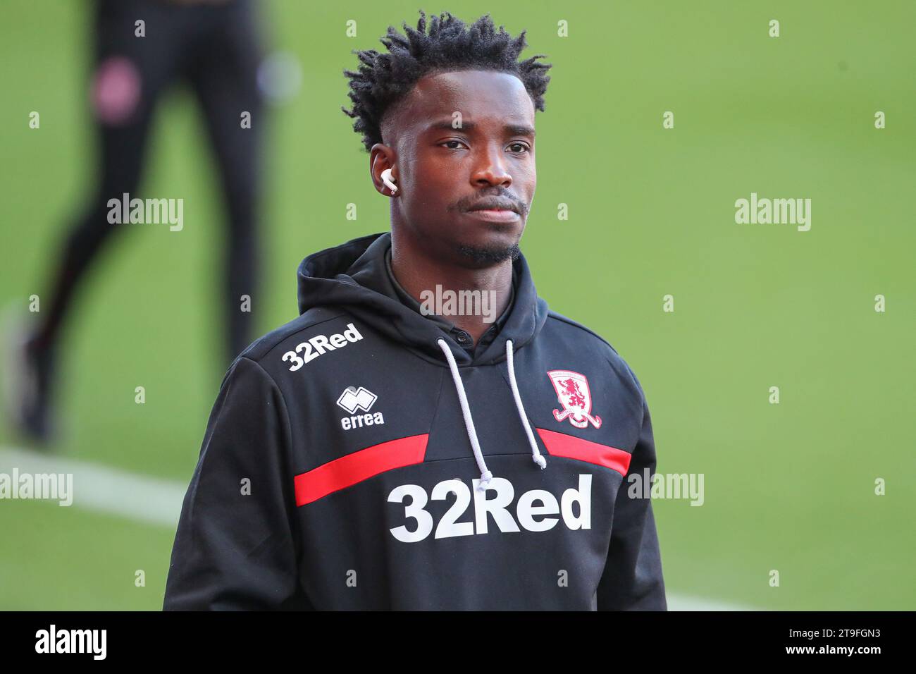 Alex Bangura #24 of Middlesbrough during the Sky Bet Championship match ...