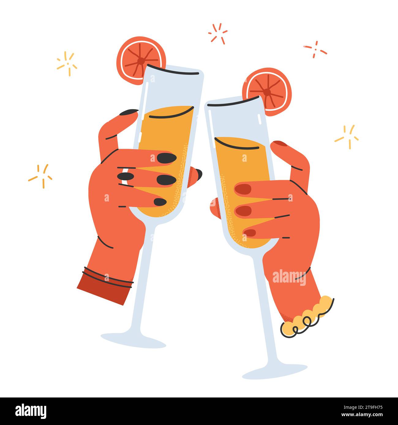 Two girls celebrating birthday party Stock Vector Images - Alamy Two girls celebrating birthday party Stock Vector Images - Alamy