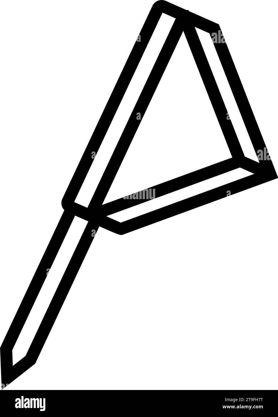 flag pointer map location line icon vector illustration Stock Vector Image & Art - Alamy