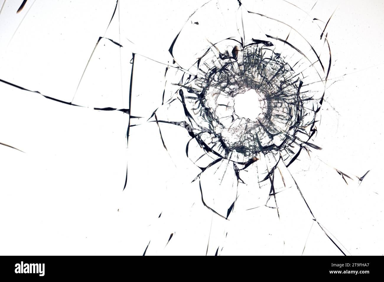 Ethereal Encounter: The Aesthetic Appeal of Bullet Through Glass Stock ...