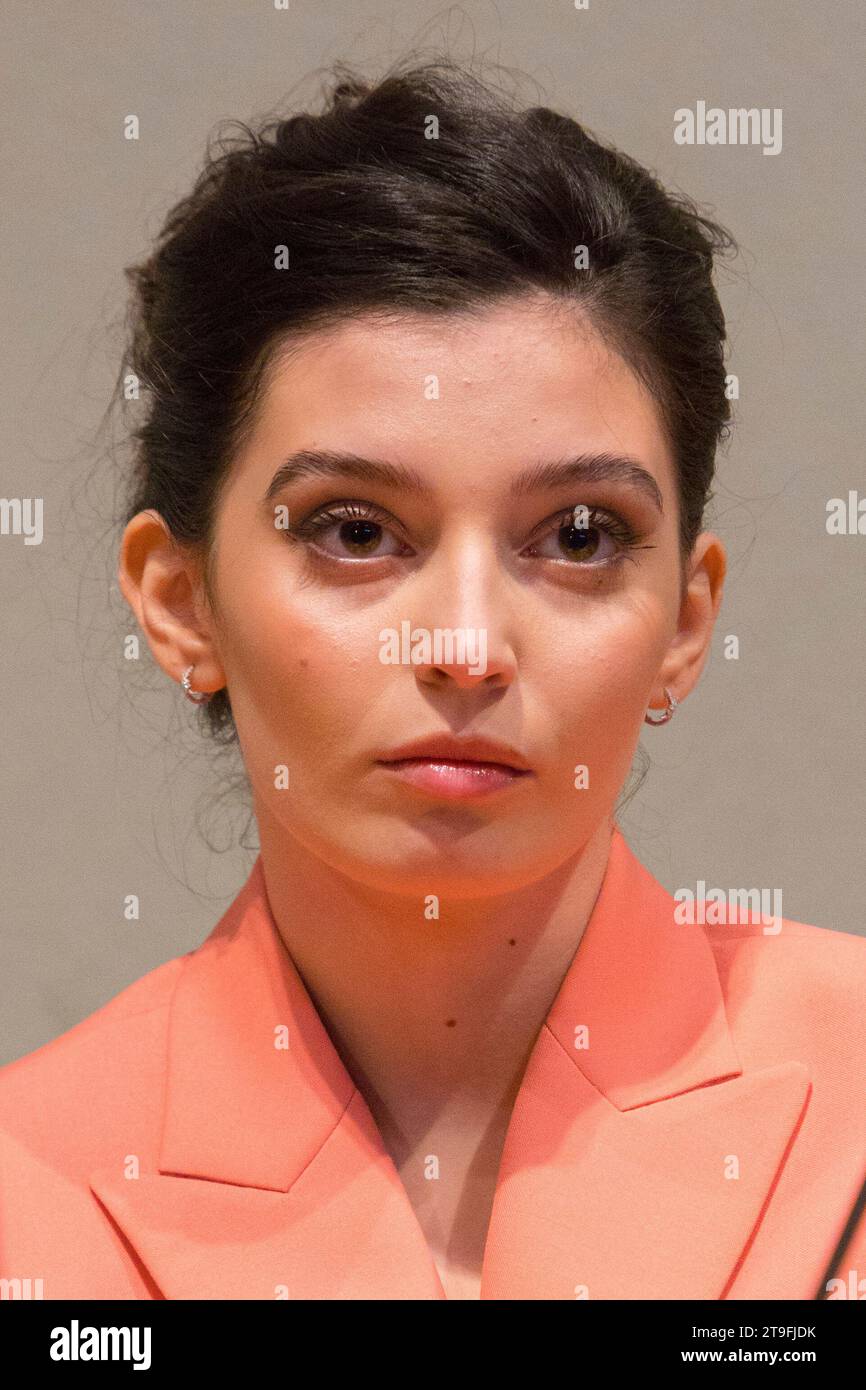 Torino, Italy. 25th Nov, 2023. Actress Gaia Girace press conference at ...